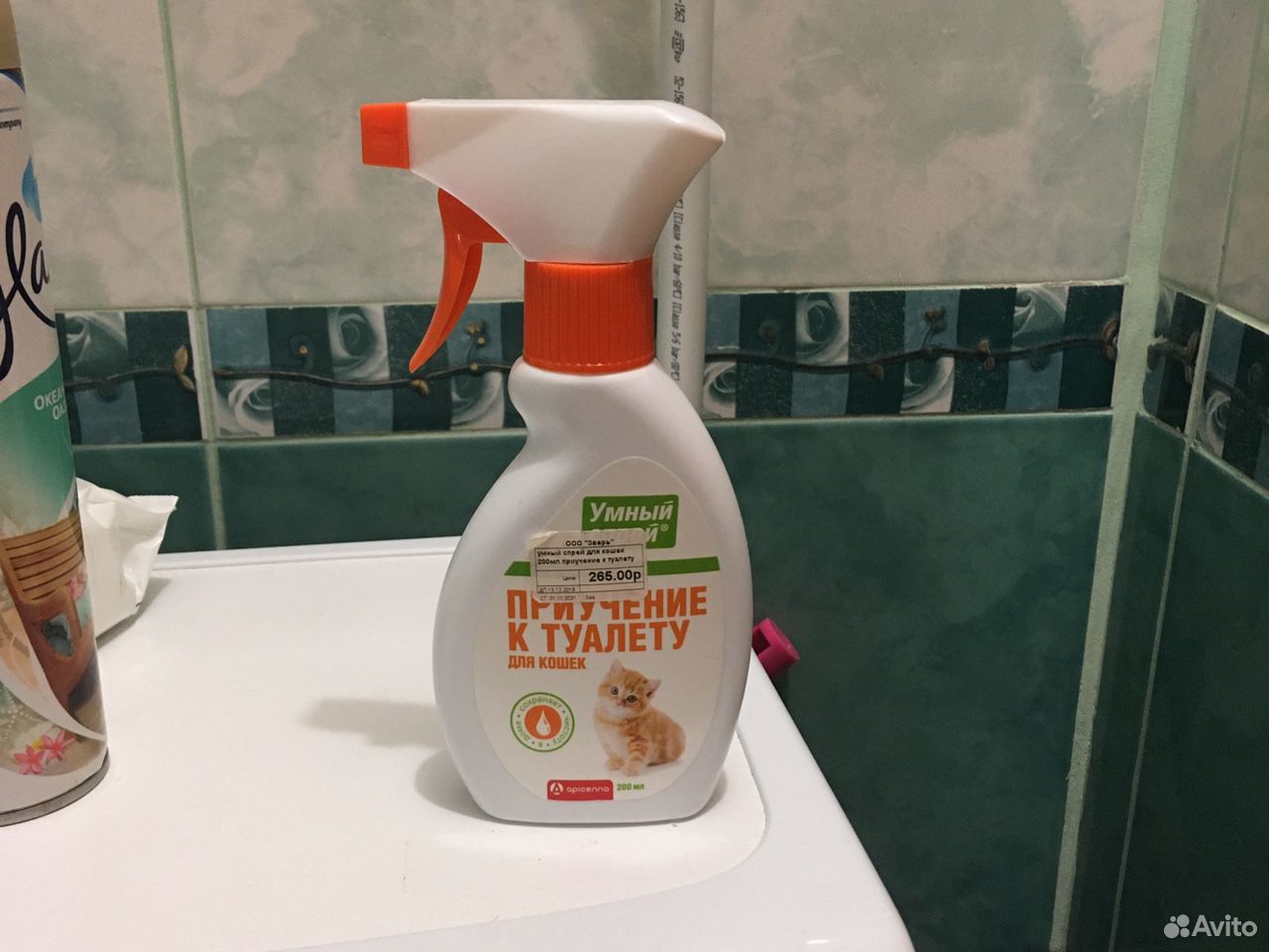 Котята. Приучение к лотку. Умный спрей