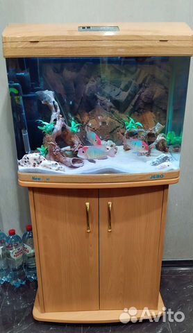 Аквариум jebo R362 c тумбой (фото внутри)