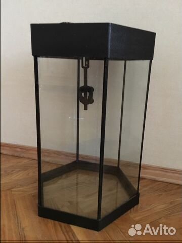 Аквариум шестигранный, б/у