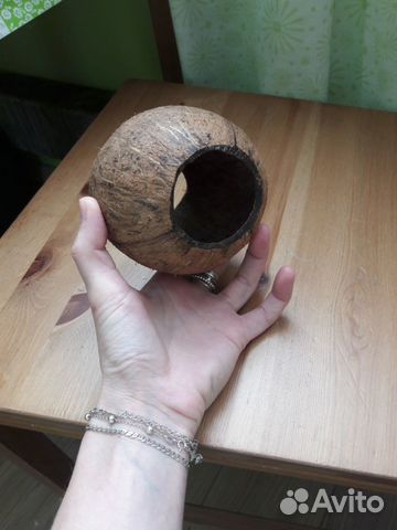 Кокосовый домик для цихлид