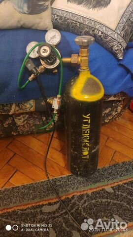 Система со2(co2) для аквариума 5л комплект