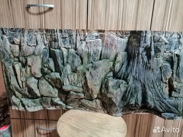 Объёмный фон для аквариума