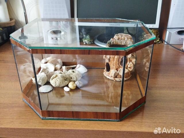 Аквариум на 10л для рыбок черепах
