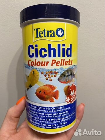 Tetra Cichlid colour pellets (тетра корм для рыб)